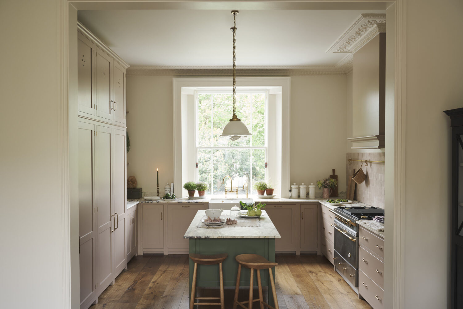 A Pink and Green Shaker Kitchen by deVOL - The deVOL Journal - deVOL Kitchens